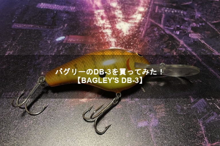 バグリーのDB-3を買ってみた！【BAGLEY'S DB-3】バス釣り バスフィッシング ブラックバス - ブラックバスキャッチャー